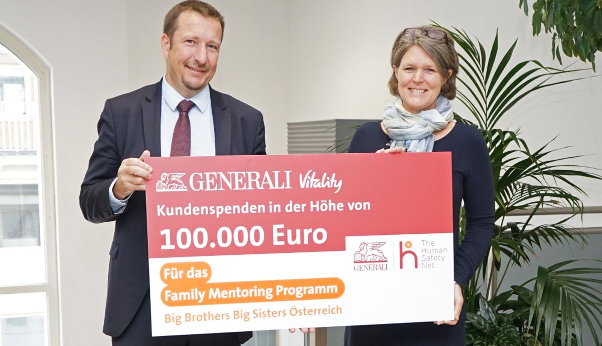 AssCompact - Generali Vitality Mitglieder spenden 100.000 Eu